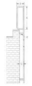 Fixed Steel Access Ladder | With Pass Thru Handrails
